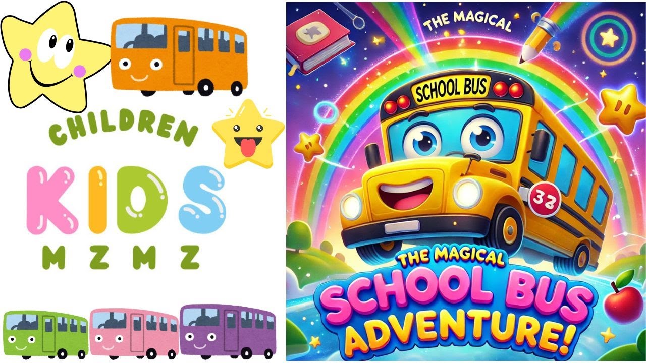 The Magical School Bus Adventure 🚍 | Animated Fairy Tales for Kids ...