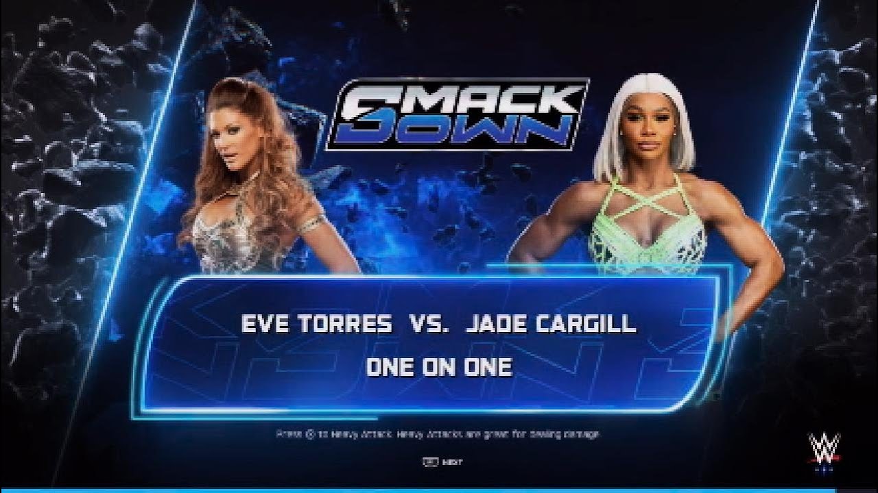WWE Smackdown | Eve Torres vs Jade Cargill WWE2K25 - YouTube