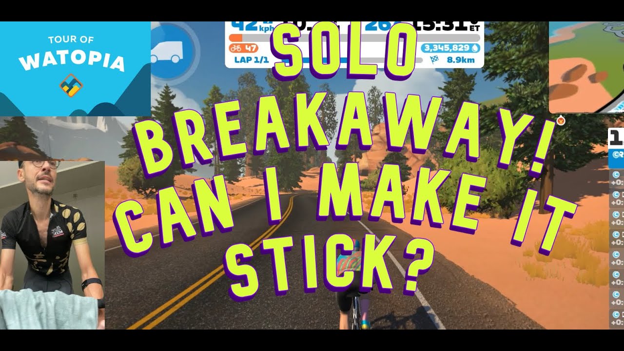 Can I make it stick? - Stage 2 Tour Of Watopia Solo Break! - YouTube