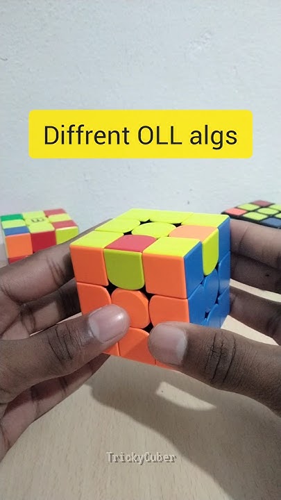 Diffrent OLL algorithms#rubikscube #oll - YouTube