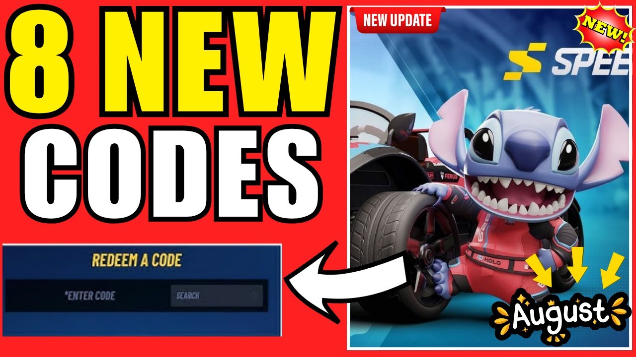 New Disney Speedstorm Codes August 2025 - Huge Reward - New Disney ...