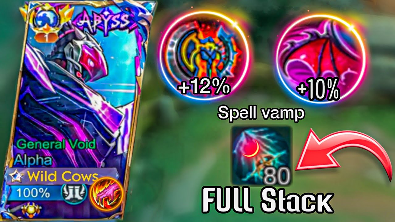 Alpha's merciless killing Spell vamp best build 2025 alpha top global ...