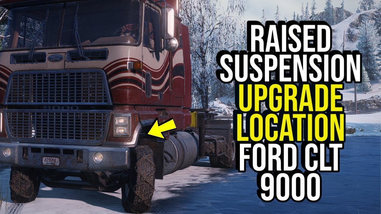 Raised Suspension Location Ford CLT9000 in Snow*Runner - YouTube