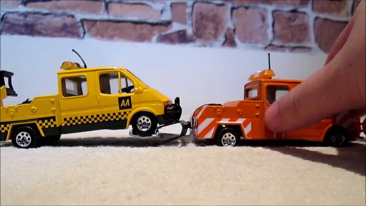 Corgi Ford Transit Wreckers RAC 58204 AA unknown - YouTube