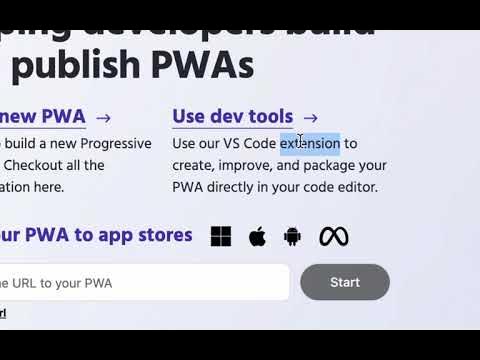 74. Getting started with PWA - Microsoft PWA builder - part 1 - YouTube