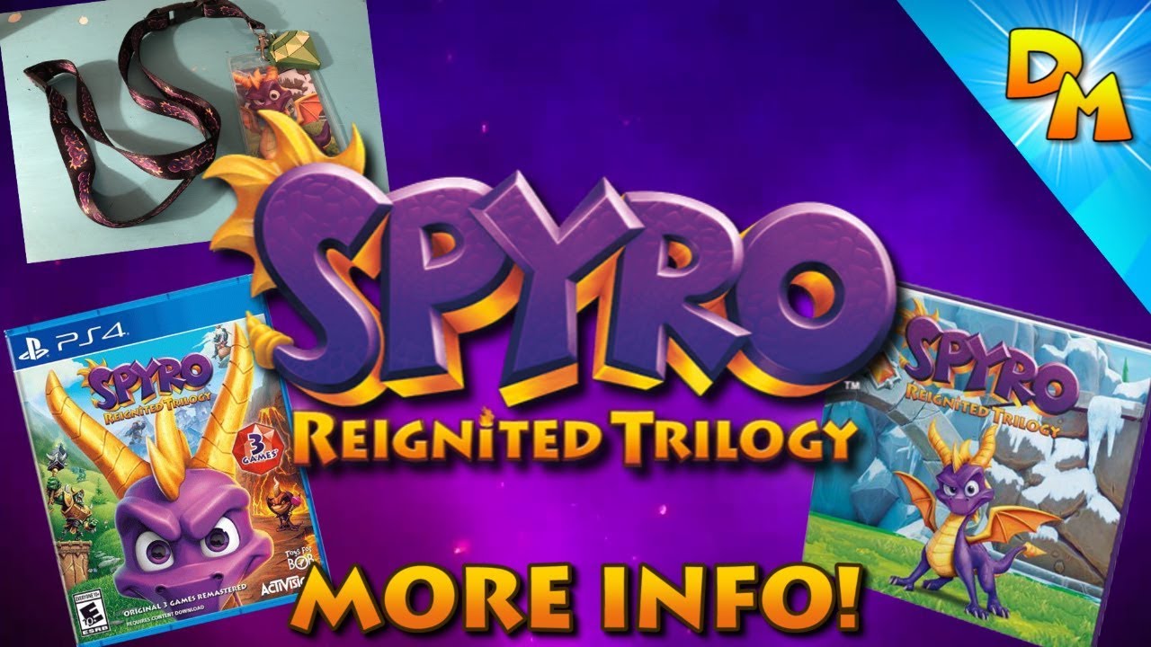 "Spyro: Reignited Trilogy:" Lanyard, Official Boxart, and Art Book ...