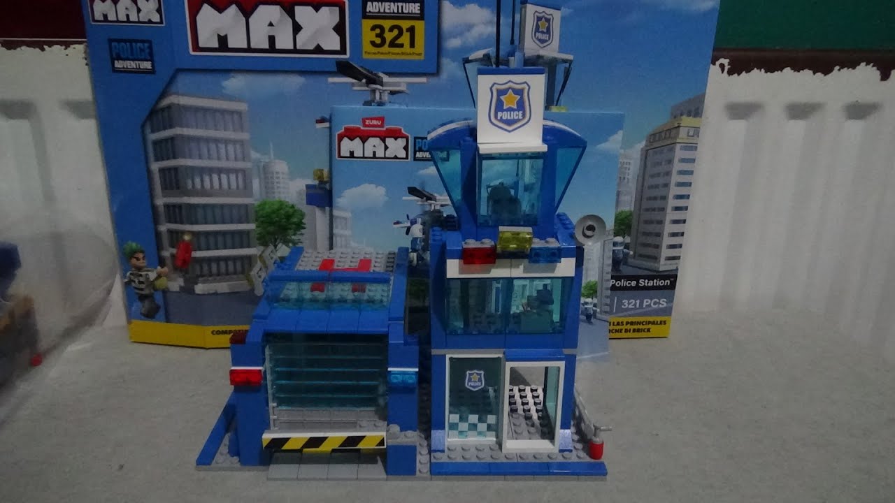 Zuru Max 83163 | Police Adventure Set | Police Station | Timelapse ...