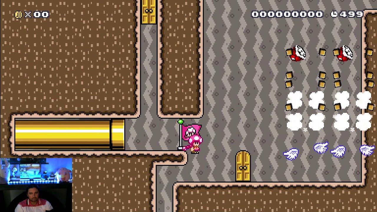 Super Mario Maker 2 - Learning about kaizo blocks the hard way - YouTube