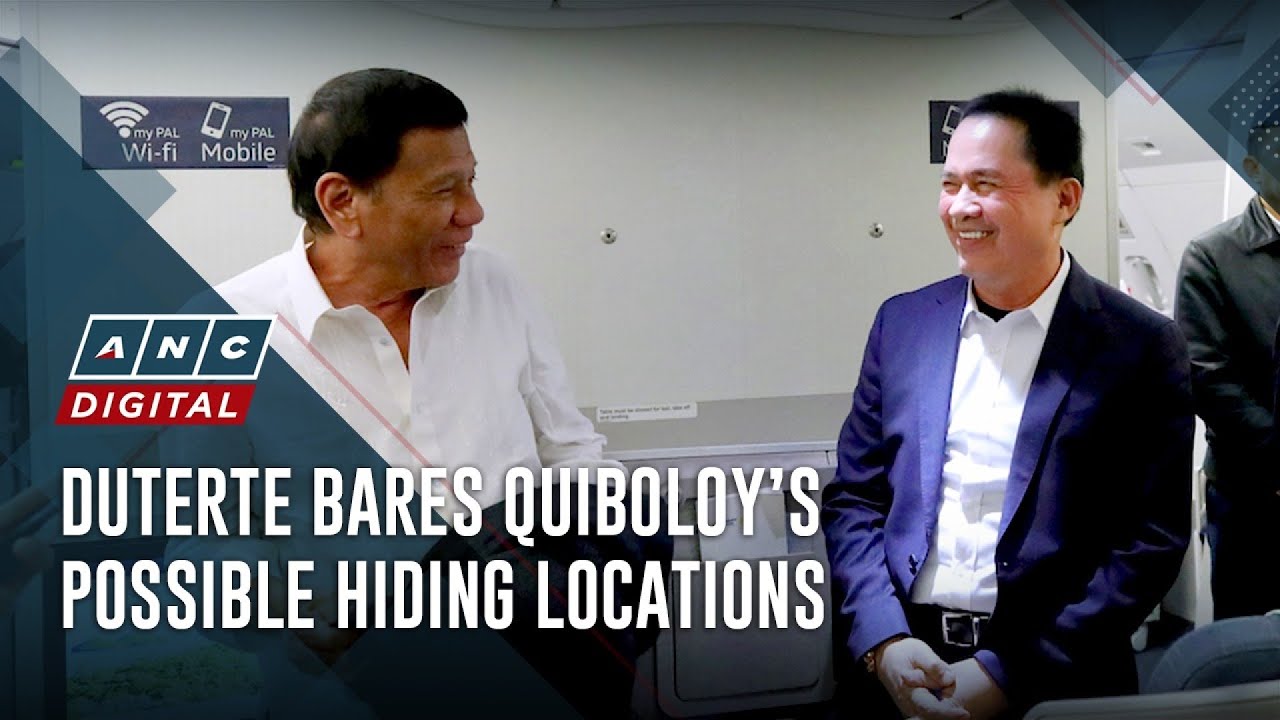 Duterte bares Quiboloy’s possible hiding locations | ANC - YouTube