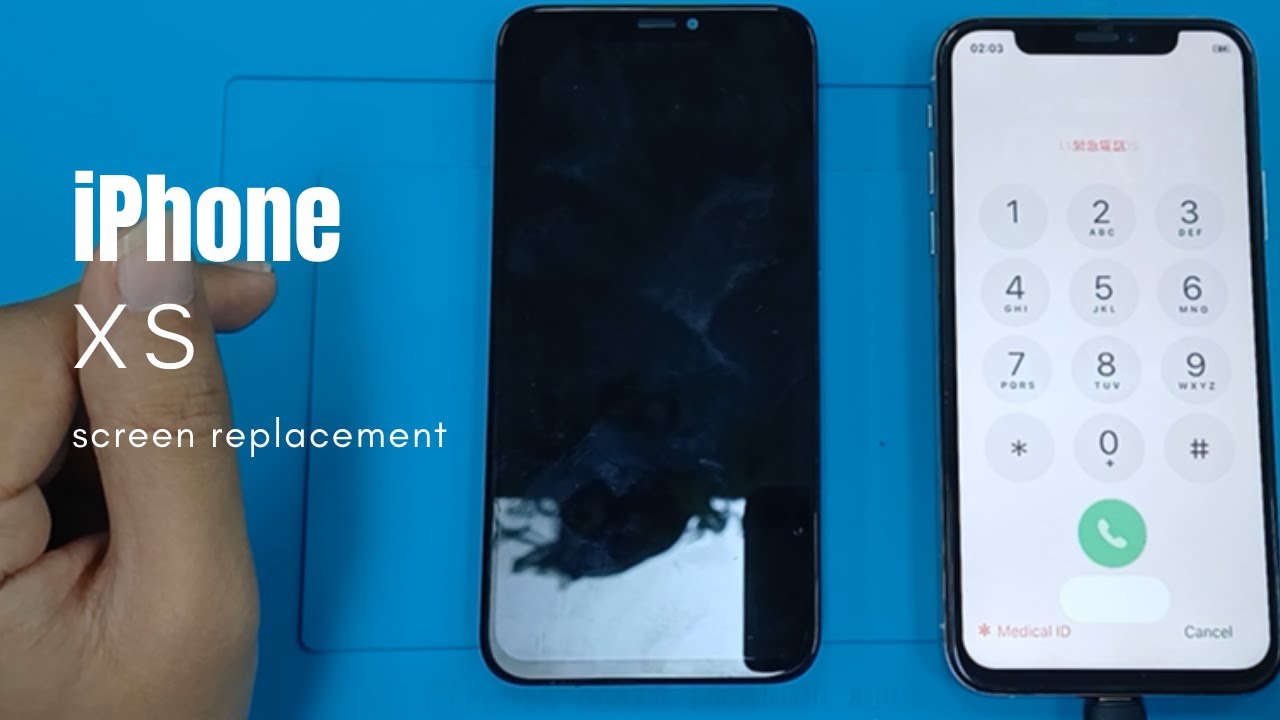 iPhone XS Screen Replacement-How to replace XS screen - YouTube