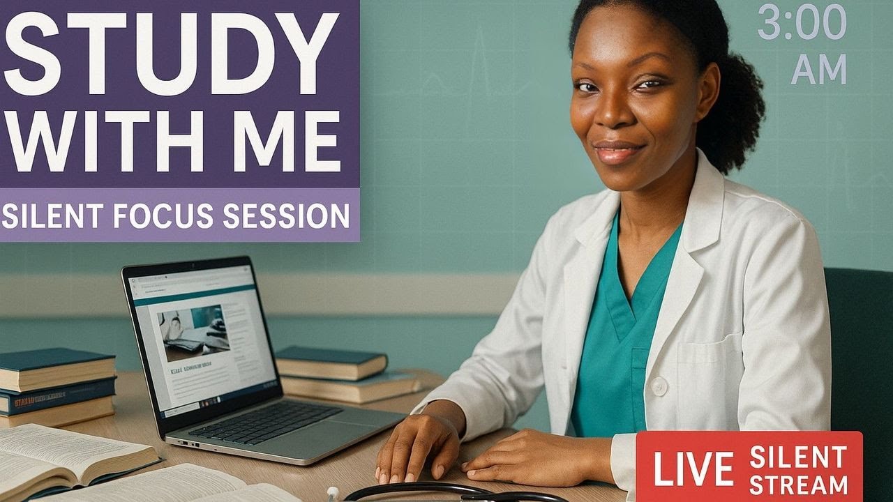 Silent Study stream : Focus with smart nursing - YouTube