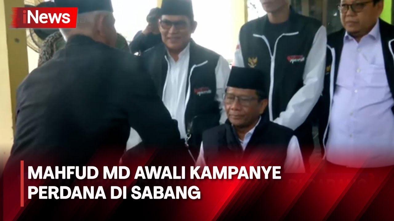 Mahfud MD Awali Kampanye Perdana di Sabang, Jelaskan Makna Logo Hitam ...