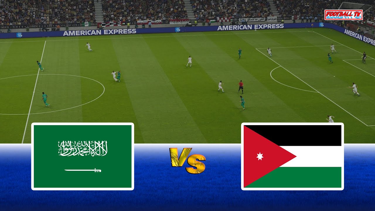 SAUDI ARABIA vs JORDAN - International Friendly 2025 | Full Match All ...