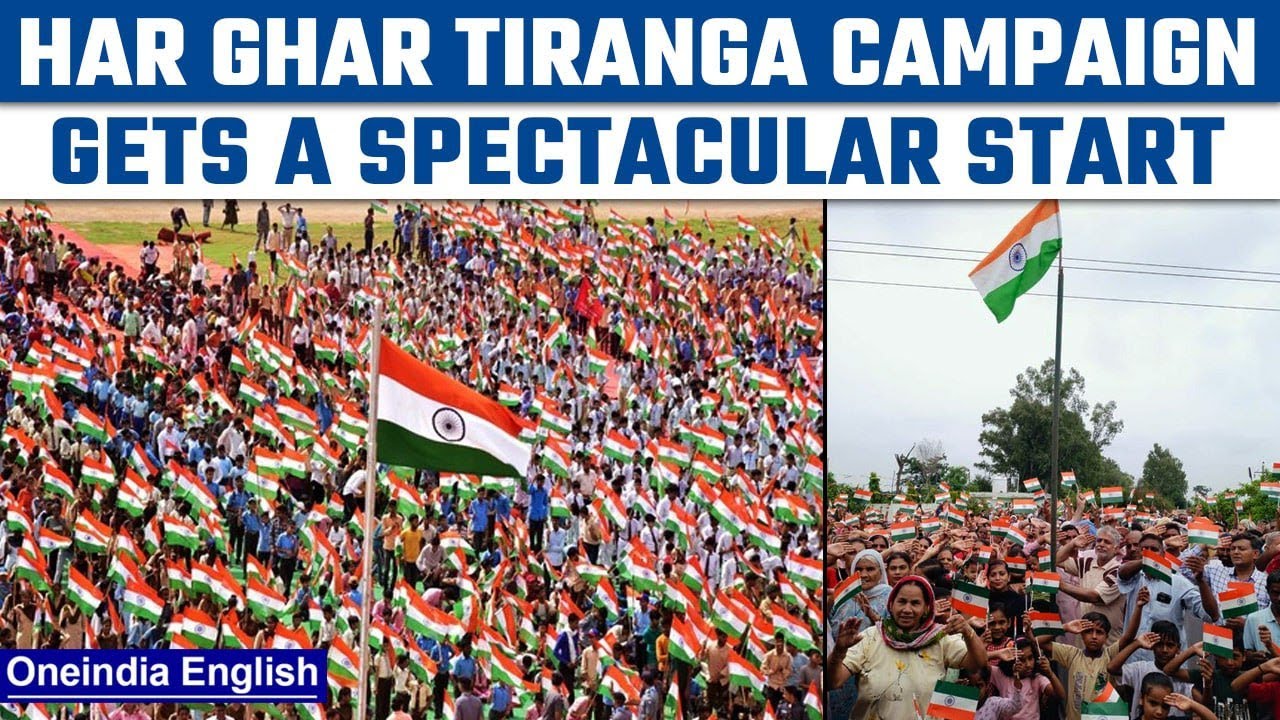 Har Ghar Tiranga campaign kicks off today: Tricolor wave sweeps India ...