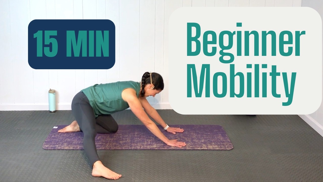 15 Minute Beginner Mobility | Full Body Stretch - YouTube