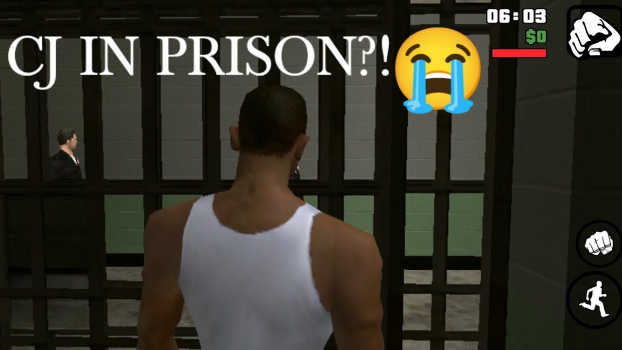 What happens when CJ is arrested and has no money and weapon? - YouTube