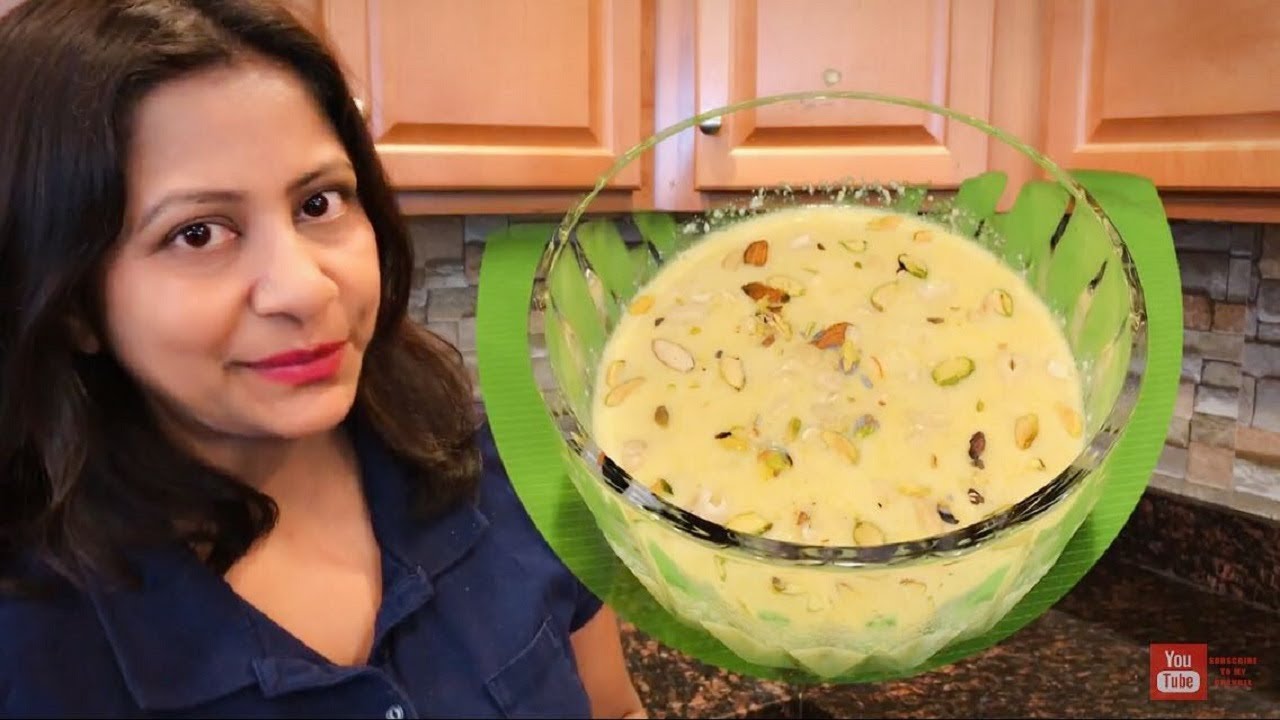 RABRI RECIPE - SHAHI RABRI - COTTAGE CHEESE AND CONDENSED MILK DESSERT ...
