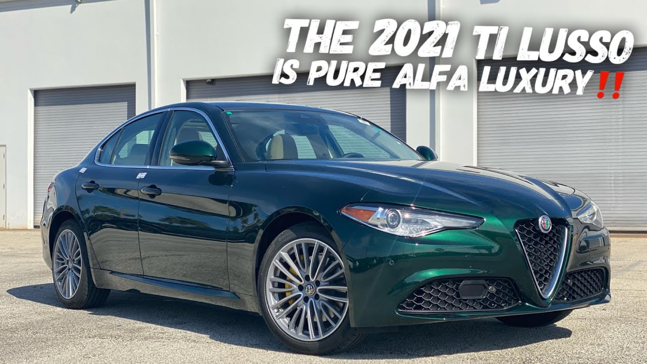 Our FIRST 2021 Giulia Ti Lusso Really Defines Luxury For Alfa Romeo ...