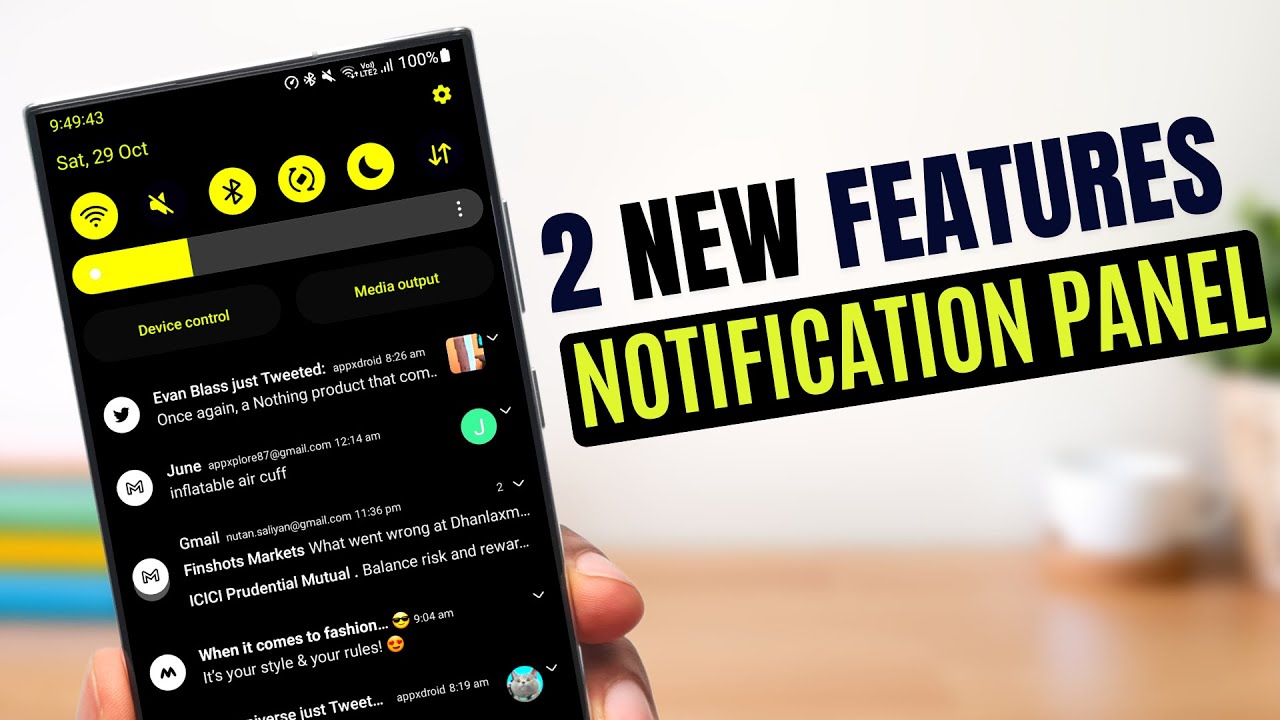Samsung Added 2 Brand New FEATURES on QUICK PANEL! - YouTube