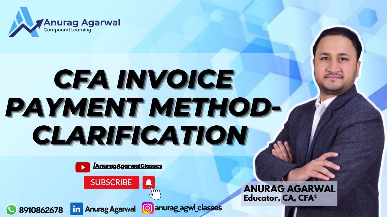 CFA Invoice Payment Method- Clarification - YouTube