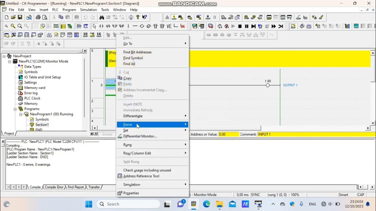 Tutorial Simulasi Instruksi Self Holding Dan Set- Reset dengan menggunakan aplikasi CX ...