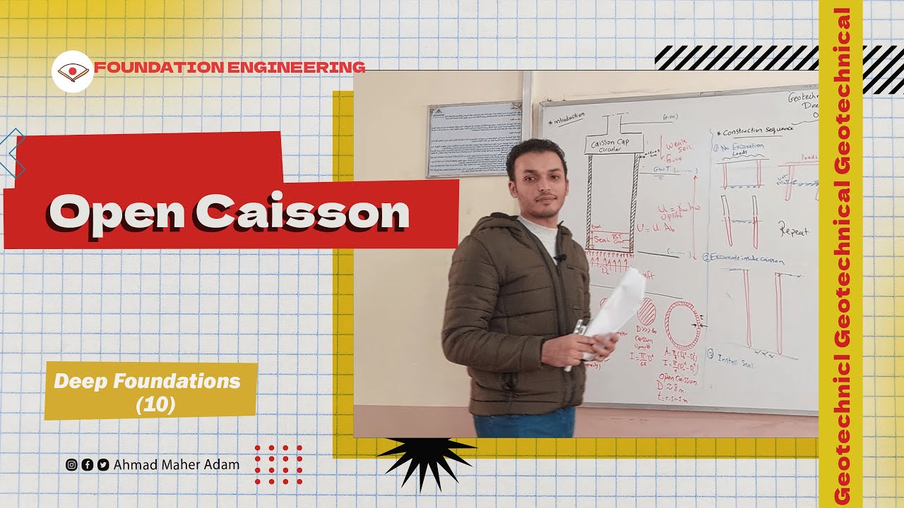 10| Open Caisson | Deep foundation | Foundation Engineering - YouTube