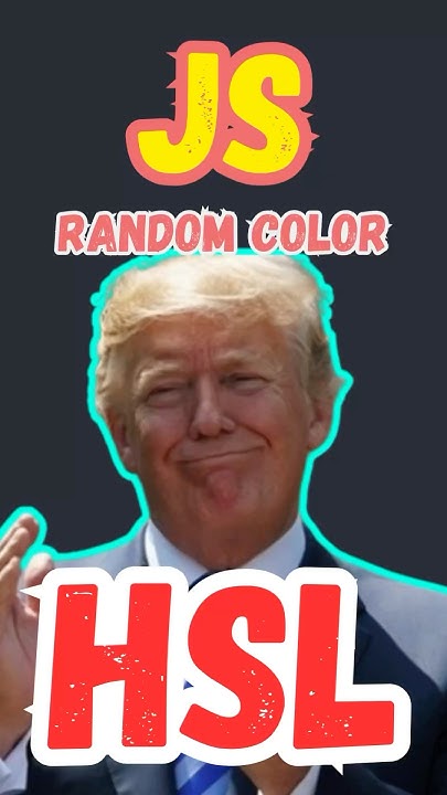 Random HSL color on JS #css #css3 #javascript #learning #shorts #html #coding #tutorial - YouTube