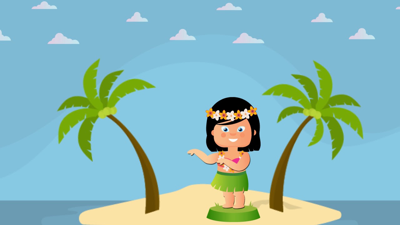 Aloha. 2d cartoon. Сharacter animation. After Effects - YouTube