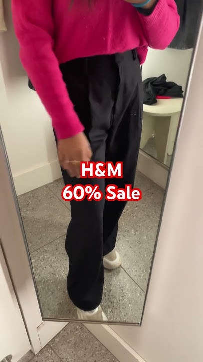 H&M 60% sale trousers only 799/- #trending #ashortaday #youtubeshorts #shortvideo #viral #h&m ...