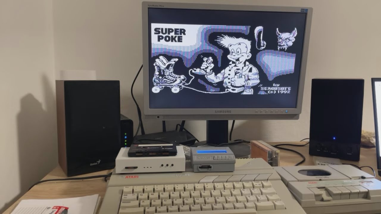 Searching ATARI tapes and saving rare programs - YouTube