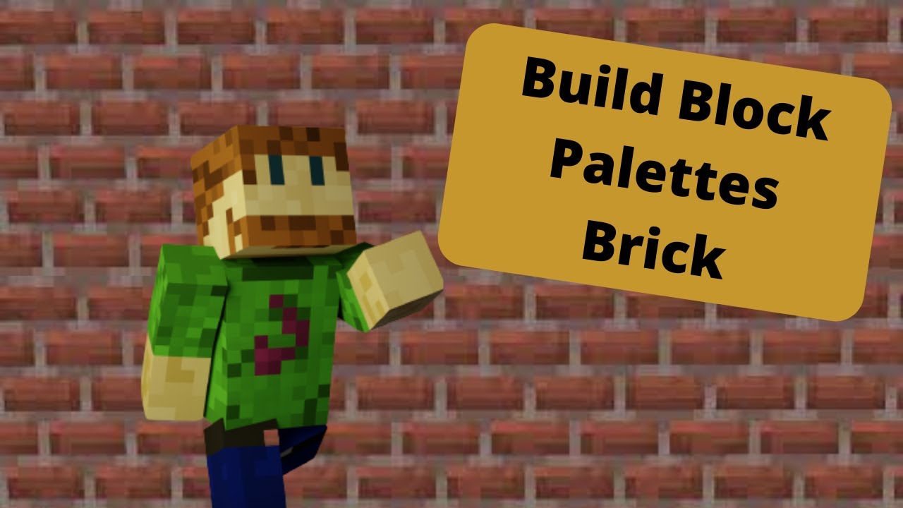 Minecraft Block Pallet - Brick - YouTube