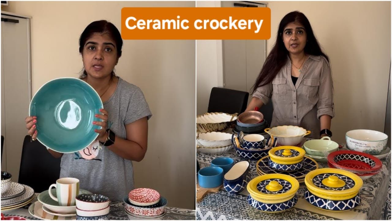 Ceramic crockery collection | mini collection - YouTube