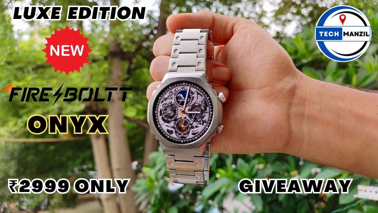 Fire Boltt Onyx Unboxing & Review | best smartwatch 2024 | fire bolt ...