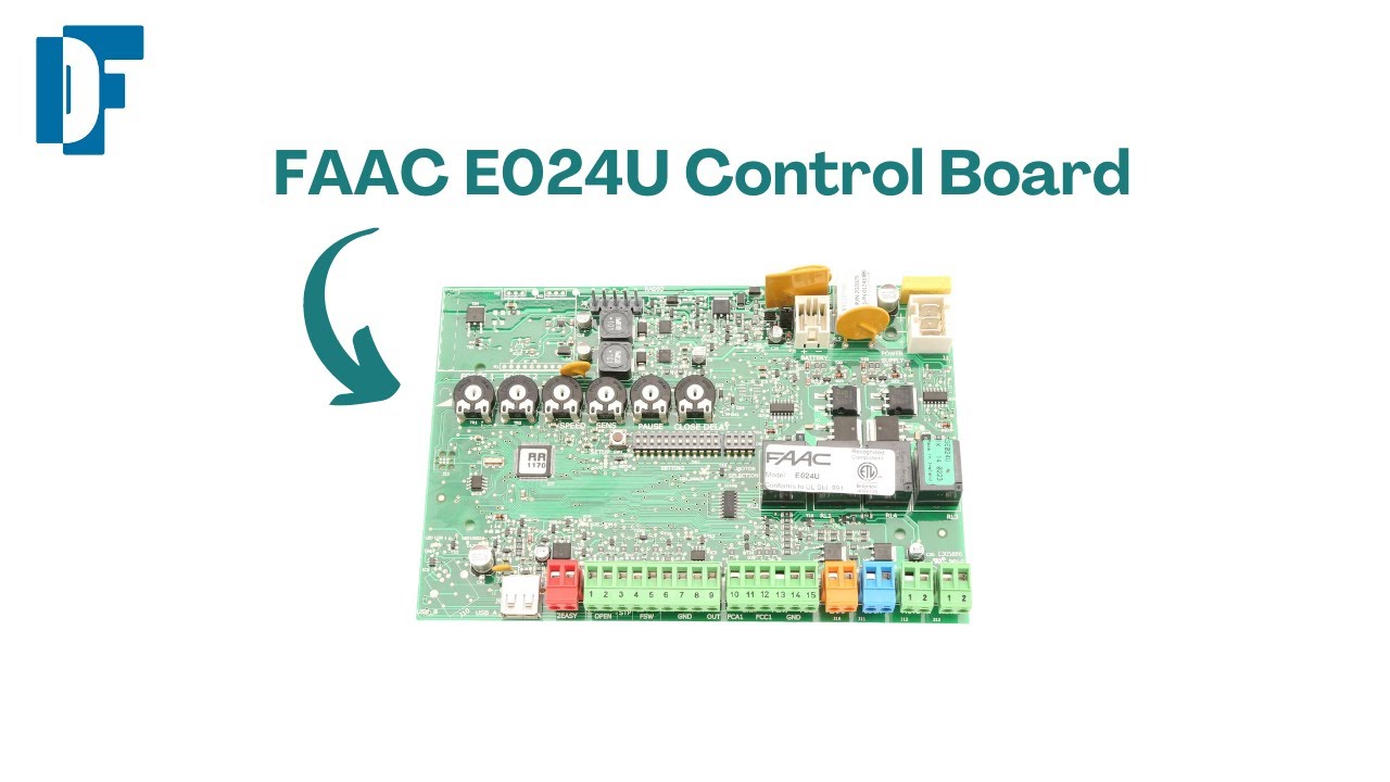 Unboxing the E024U FAAC Gate Opener Control Board | Fast Gate Openers ...