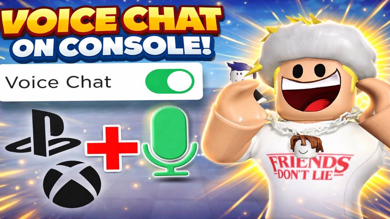 The Roblox voice chat is now on Consoles - YouTube