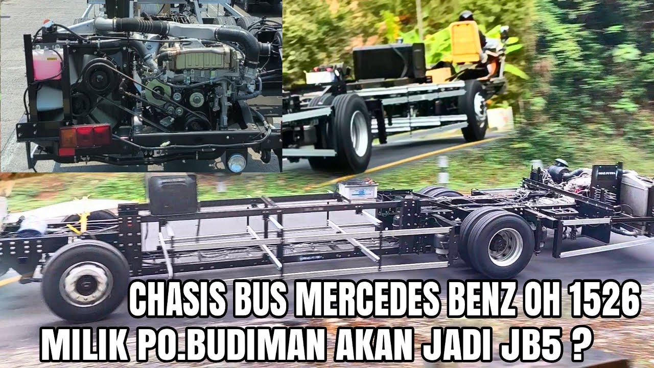 Chasis Bus Mercedez Benz OH 1526,Milik Po Budiman Menuju Karoseri Adi ...