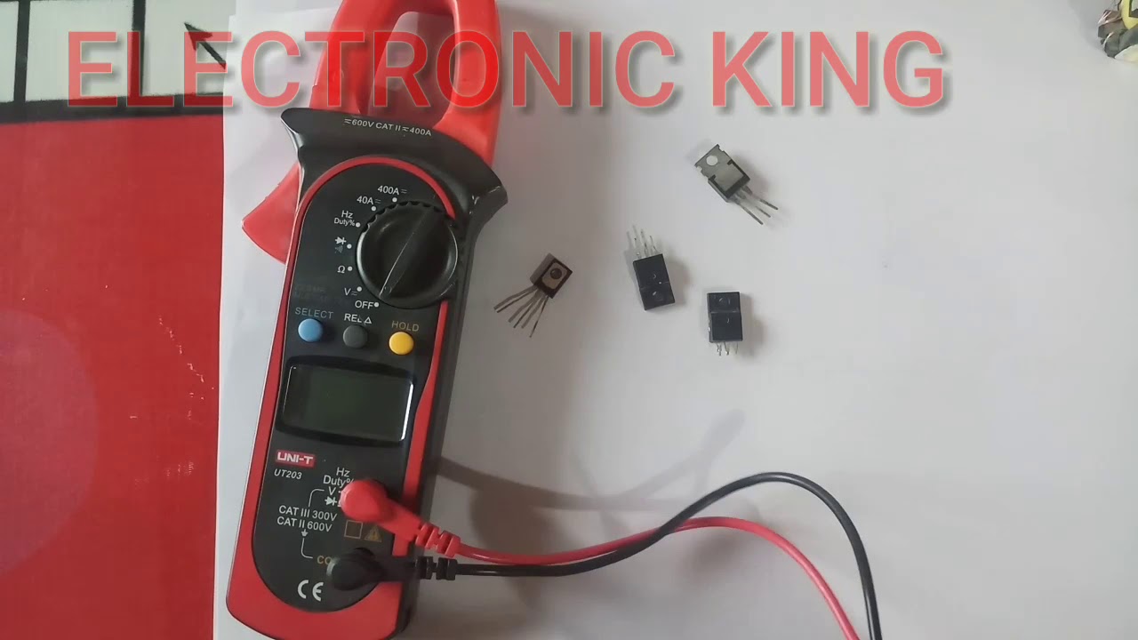 transistor PNP NPN defination emitter base collector check - YouTube