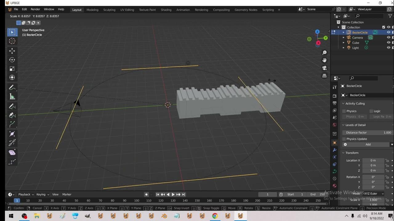 Geometry nodes curve modifier - YouTube