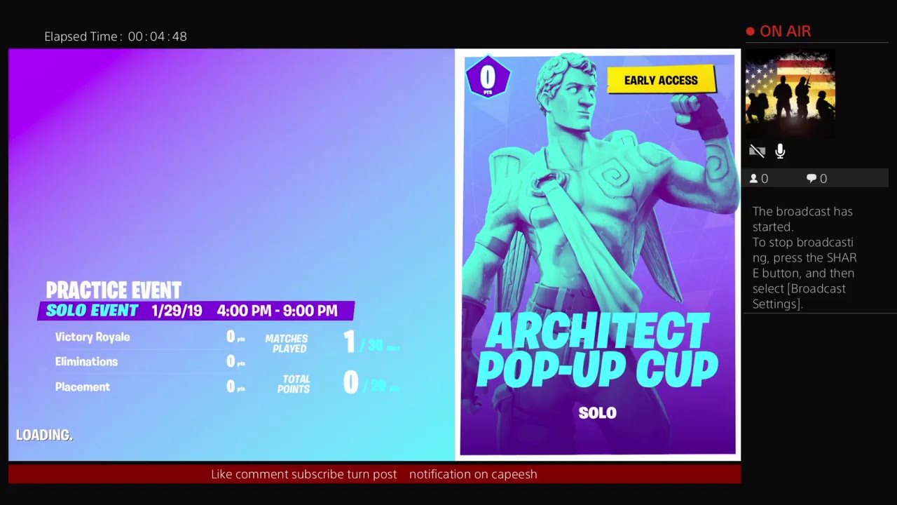 Fortnite ARCHITECT pop up cup.....going off - YouTube