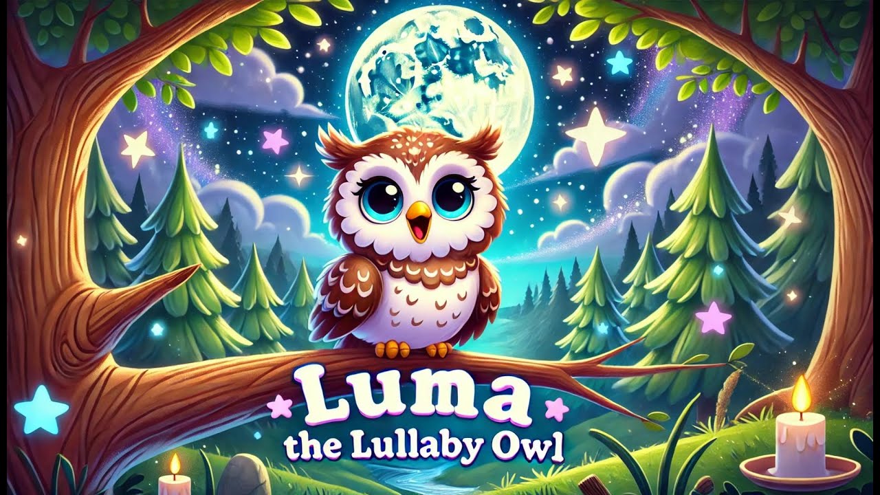 Luna the Lullaby Owl | Relaxing Bedtime Story for Kids with Calming ...