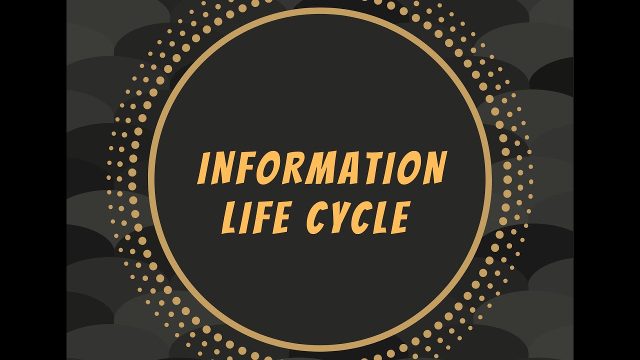 Information Life Cycle - YouTube