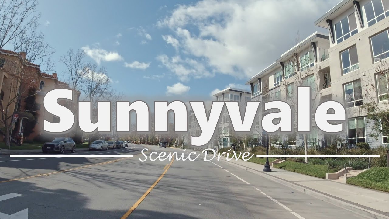 Driving in Downtown Sunnyvale, California - 4K - YouTube