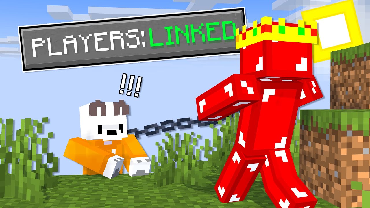 Minecraft, But We're Chained Together - YouTube