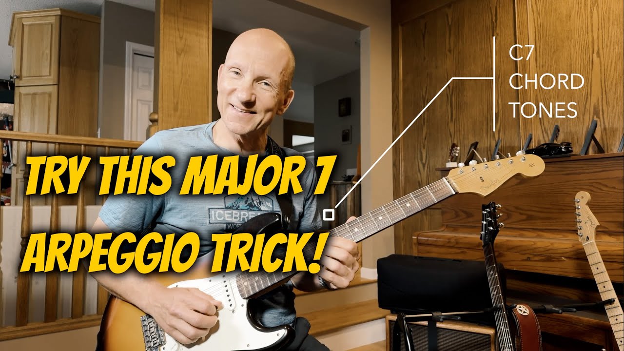 A Major 7 arpeggio a whole-step below the Dominant chord - YouTube