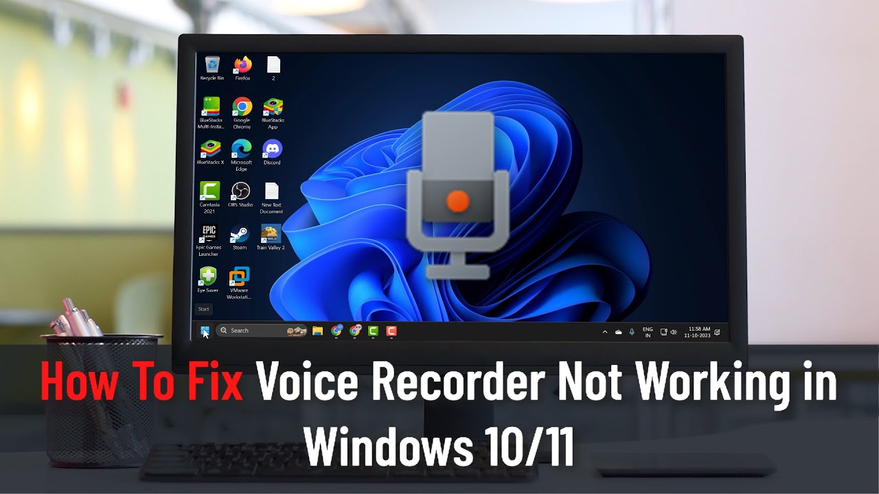 How To Fix Voice Recorder Not Working in Windows 10/11 - YouTube