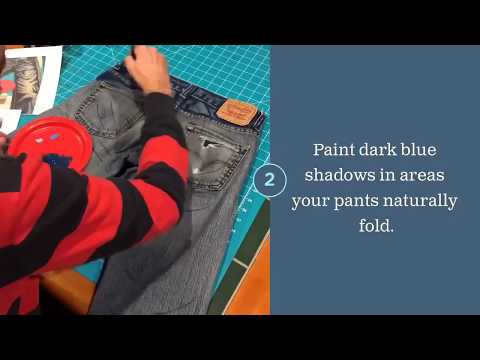 How to cel shade jeans for Borderlands style cosplay