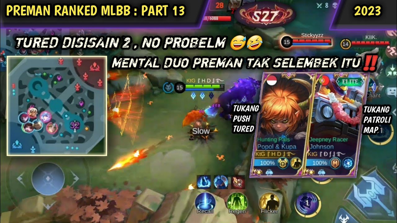 PREMAN RANKED MLBB PART 13 | DUO PREMAN RANKED - YouTube