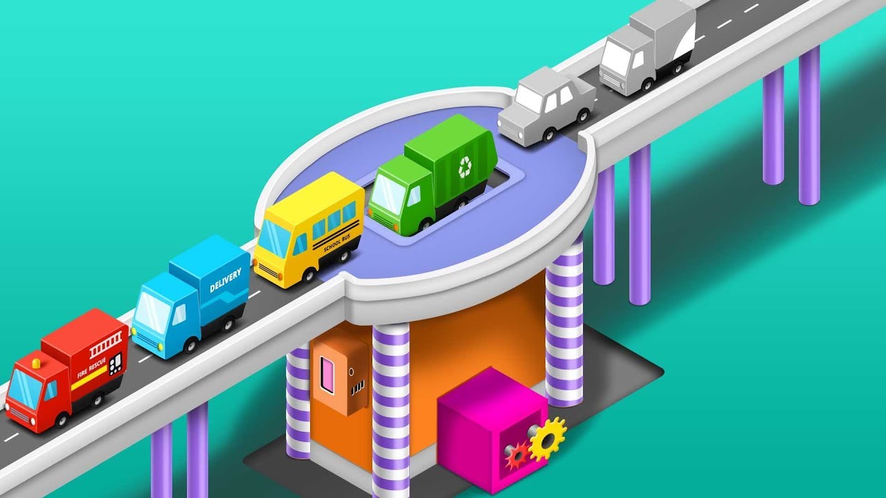 Colors for Children to Learn with Toy Street Vehicles - Colors ...