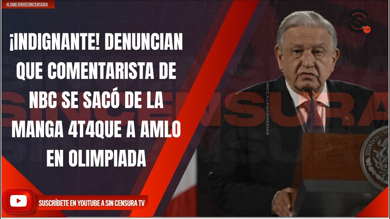 ¡INDIGNANTE! DENUNCIAN QUE COMENTARISTA DE NBC SE SACÓ DE LA MANGA ...