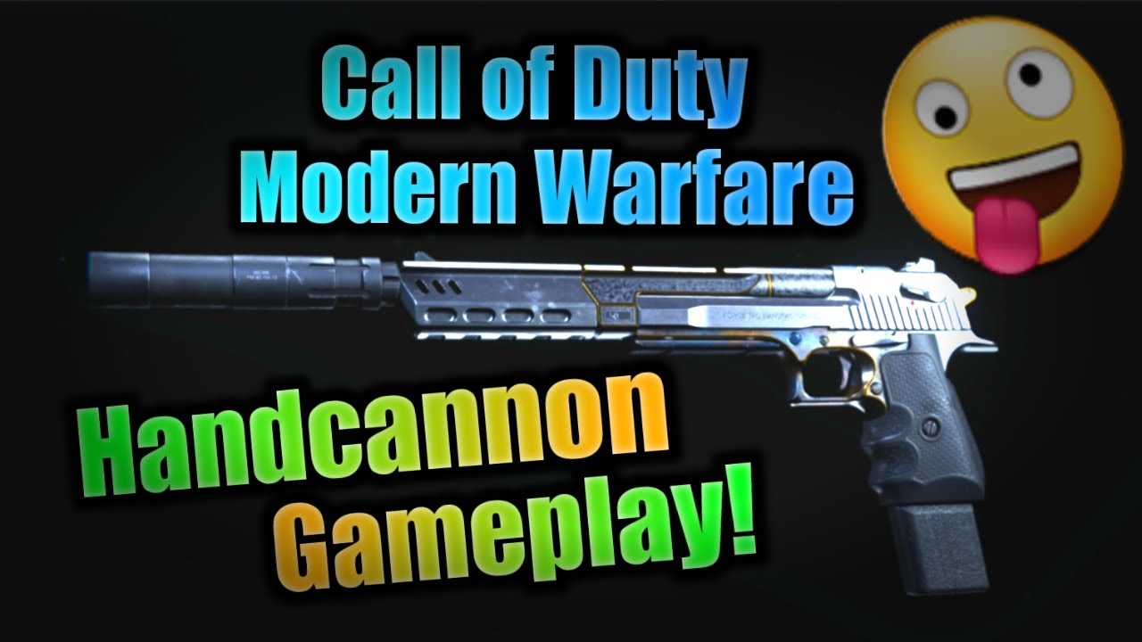 Using The Handcannon in Cod Modern Warfare - YouTube